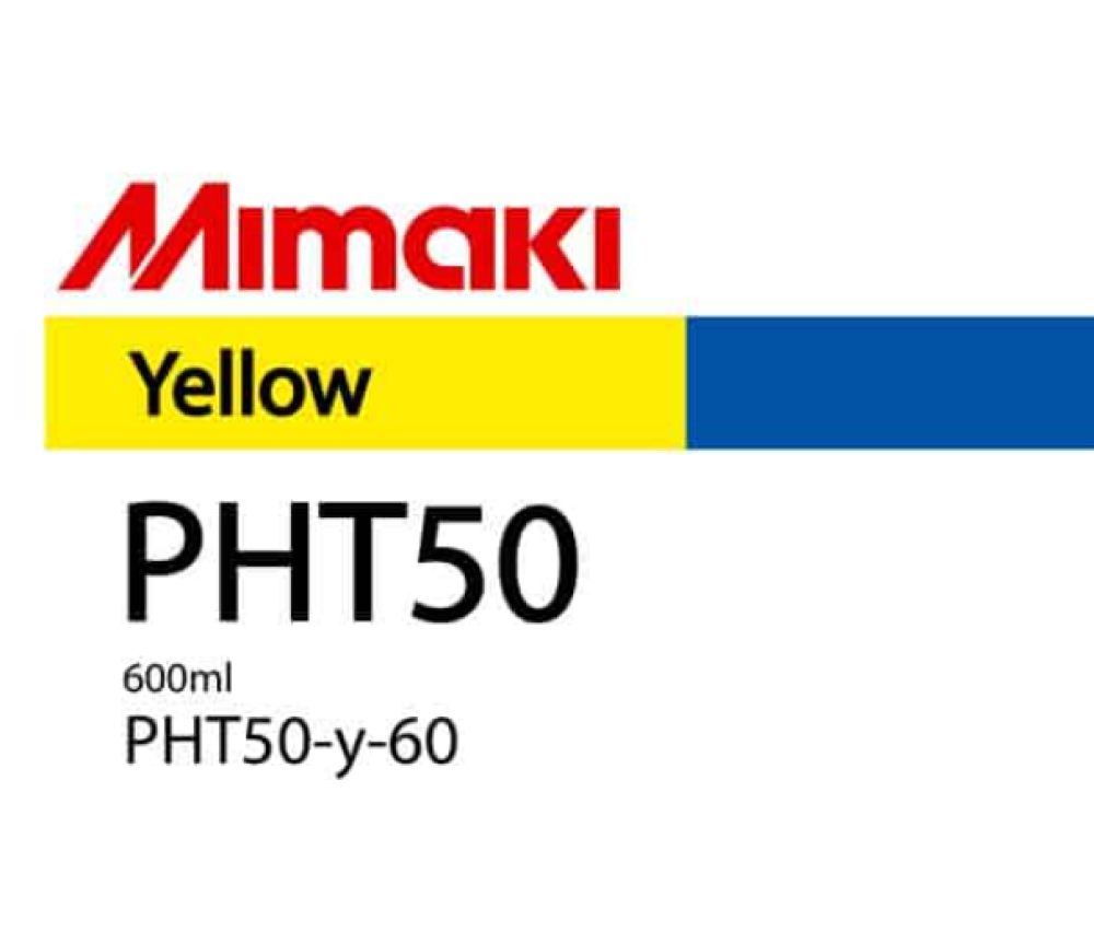 Mimaki DTF Pigment Heat transfer Ink - Yellow (600ml) - Mimaki DTF ...